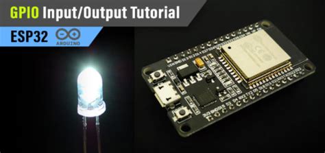 Esp32 Gpio Digital Inputs And Digital Outputs Arduino Tutorial