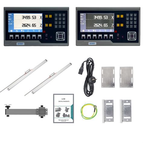 Bridgeport DRO Complete Kit With Linear Scales Aikron DRO