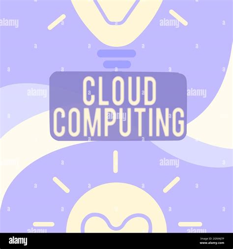 Text Showing Inspiration Cloud Computing Business Approach Use A Network Of Remote Servers