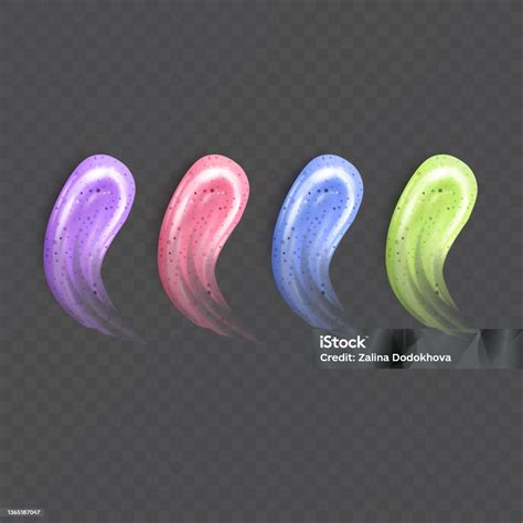 화장품 크림과 스크럽 스미어 세트 젤 작은 입자와 곡물 화장품 얼굴 마스크 또는 세럼 텍스처 얼룩 얼룩 스머지 스머지 스머지 투명 한 배경에 격리 벡터 형식 나뭇결 무늬에