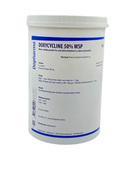 Doxycycline 50 A Broad Spectrum Antibiotic For The Treatment Of Bacterial Infections Shopivet