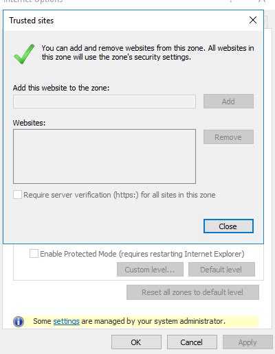 Trusted Sites With Gpo Not Working Software And Applications Spiceworks Community