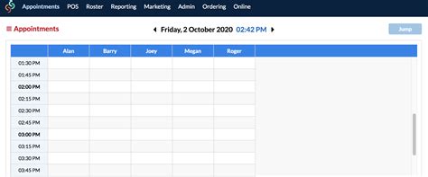 Setting Up Operator Columns Simple Salon