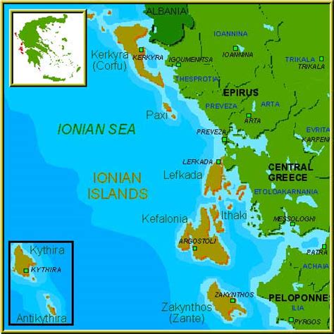 Ionian Sea Islands