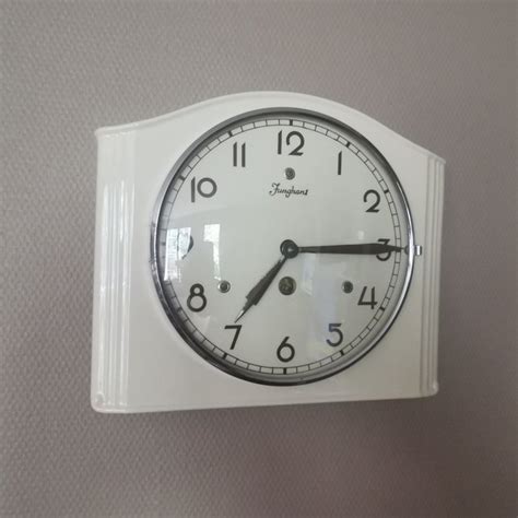 Junghans Ceramic Wall Clock Junghans Ceramic Mid 20th Catawiki