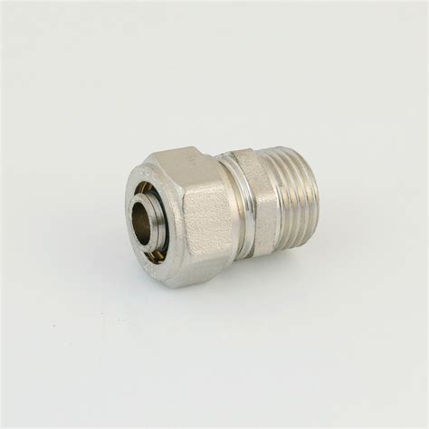 Straight Nipple Male Compression Fitting Pex Brass Fitting For Pex Al