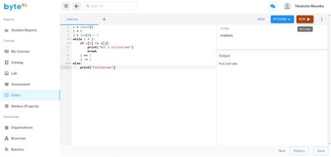Mounika Telukutla On Linkedin Python Programming Palindrome Codingchallenge Learningbyexample