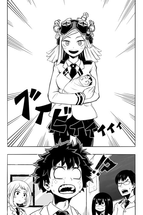 Midoriya Izuku Uraraka Ochaco Asui Tsuyu Iida Tenya And Hatsume Mei Boku No Hero Academia