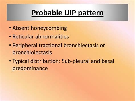 Hrct Basics Of Uip Posterpptx Lung And Respiratory Health Diseases And Conditions