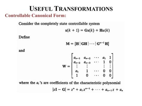 Digital Control Systems II For Control System 1 Pptx