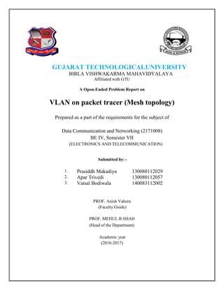 VLAN On Packet Tracer PDF