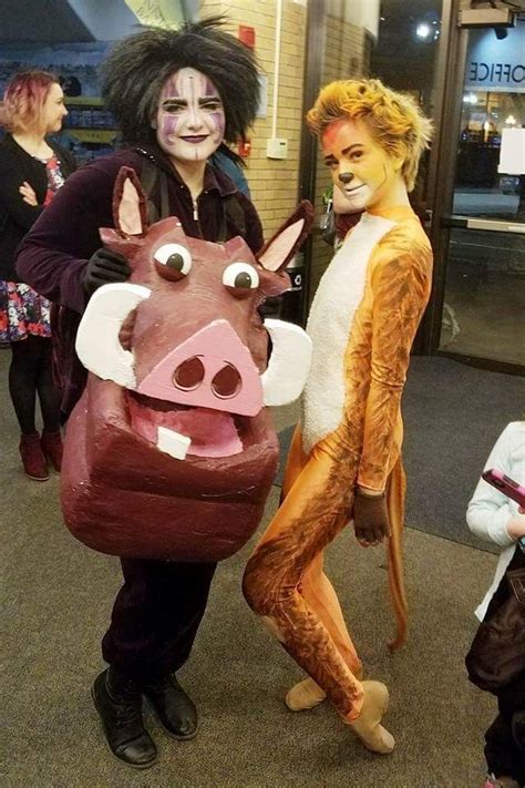 Lion King Timon And Pumbaa Costumes