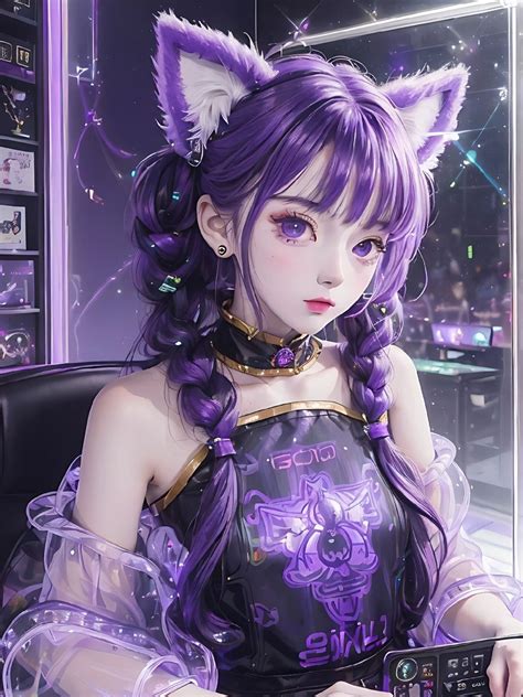 Neko Girl Cat Girl Kawaii Anime Girl Anime Art Girl Hello Kitty Wallpaper Hd Cute Anime