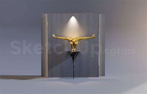 9456 Free Sketchup Decorative Model Download