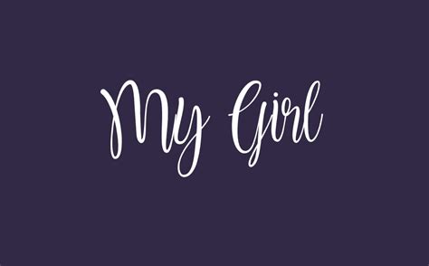 My Girl Free Font