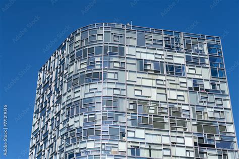 Geometric Architecture In Modern City Architectural Structure Geometric Shapes On Modern