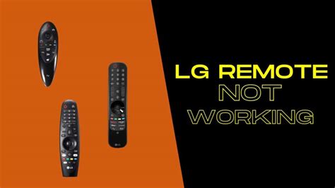 Lg Remote Not Working Spacehop