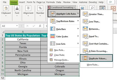 Highlight Duplicates In Excel Examples Cautions How To Do
