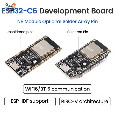 Ziqqucu Esp32 C6 Wifi Bluetooth Development Board Onboard Esp32 C6