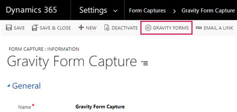 Using Form Capture With Gravity Forms Clickdimensions Support