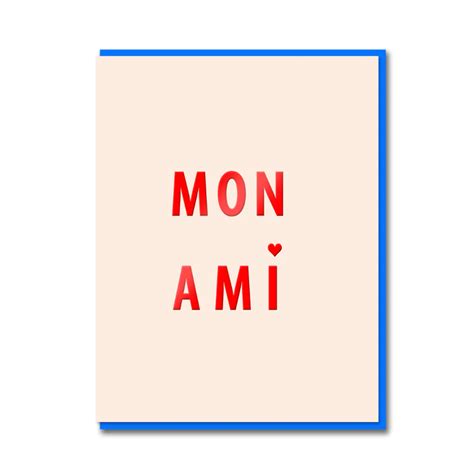 French Twist Mon Ami Card — Fred Aldous
