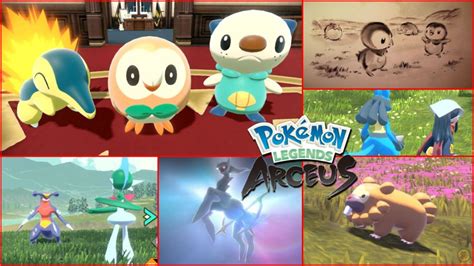 Pokédex De Leyendas Pokémon Arceus Todos Los Pokémon De Hisui