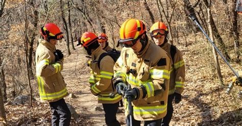대구 달서소방서 봄철 산림화재 산불 진화 훈련 실시