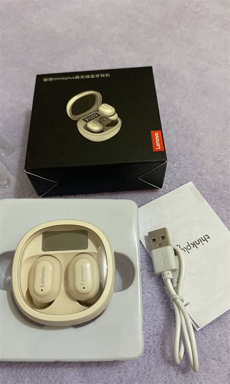 Lenovo Thinkplus Earbuds Beige Audio Other Audio Equipment On Carousell