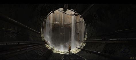 Sewer Tunnel Concept Art Environment Concept Art Concept Design