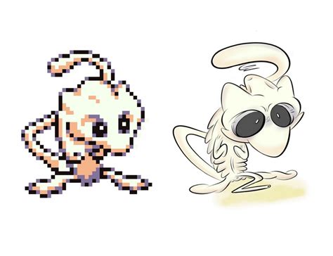 Original Mew Sprite Was Pretty Cursed By Charzarz On Newgrounds