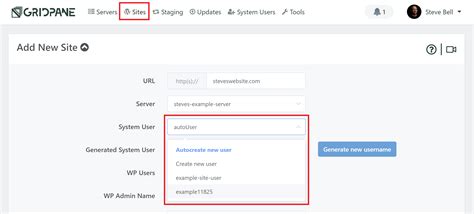 create and manage system users on your gridpane servers gridpane