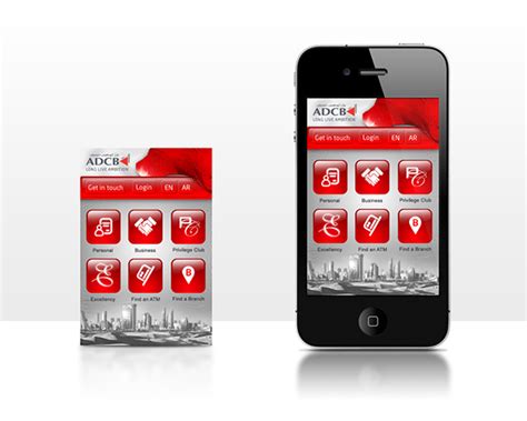 Adcb Bank Mobile Site And Mobile App On Behance