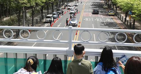 서울경찰 초등학교 앞 교통법규 위반 집중 단속 숙취운전 19명 적발