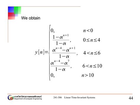 Chapter2 Linear Time Invariant System Ppt