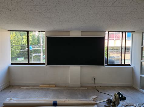 Bb 4 벽면보강후 칠판 설치 청스틸칠판 다산교구 유리칠판 타공판 전문 제조 설치 30년