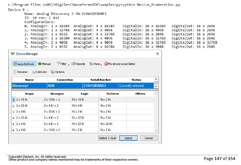 What Determines The Max Buffer Size For Acquisition For The Analog Discovery 3 Test And