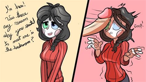 Rule 34 Black Hair Blue Eye Cock Emmy The Robot English Text Green Eyes Heterochromia Lulu The