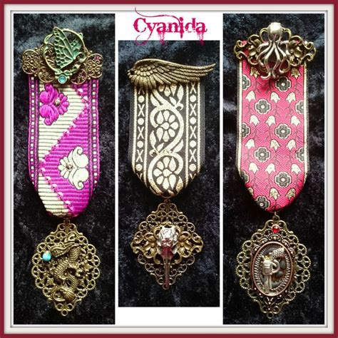 Steampunk Medal Made By Cyanida Textile Jewelry Jewelry Making Diy
