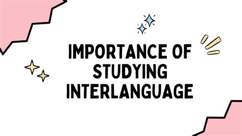 Interlanguage Theory Presentation [english Language Principles] Ppt