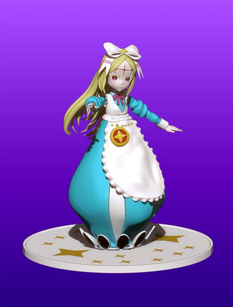 Stl File Nero Alice Gushing Over Magical Girls 👧 ・3d Print Object To