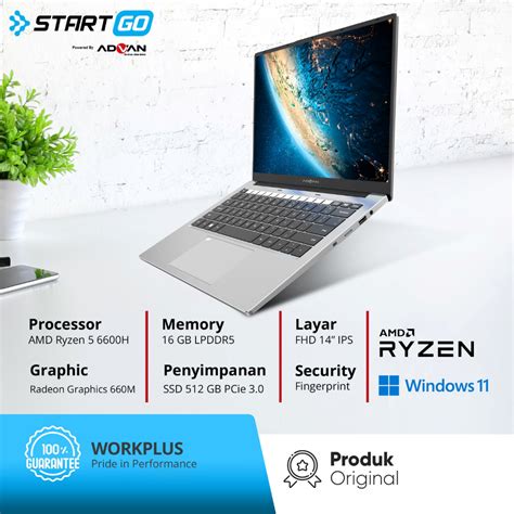 Jual Advan Laptop Workplus Amd Ryzen H Fhd Ips Gb Gb Tb Win Shopee Indonesia