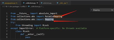 Importerror Cannot Import Name ‘mapping‘ From ‘collections‘ 物联沃 Iotword物联网