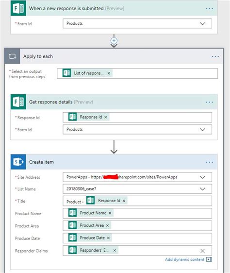 Flow To Record Info From Forms In Sharepoint List Power Platform Community
