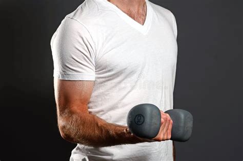 Arm Curl Stock Photo Image Of Athlete Iron Power Health