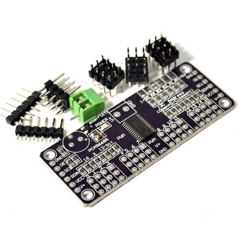 Driver PWM Servo 16 Canais 12 Bit Com Interface I2C Eletrogate 12 Anos