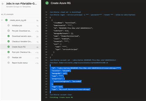 Variables Template Azure Devops