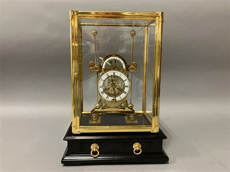 Skeleton Clock Grasshopper Gold Plated Fuse Movement Catawiki