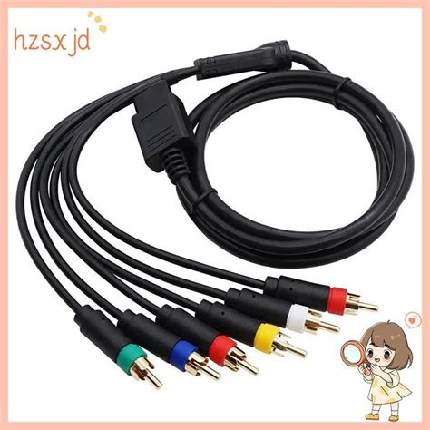 สายเคเบิ้ล Rgb Rgb Rgbs ไม่มีอะแดปเตอร์ Bnc สําหรับ N64 Sfc Snes N64 อะไหล่สํารอง Shopee Thailand