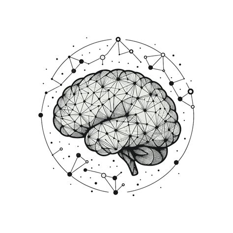 Brain Connected To A Network Of Lines And Nodes Representing Neural Connections Premium Ai