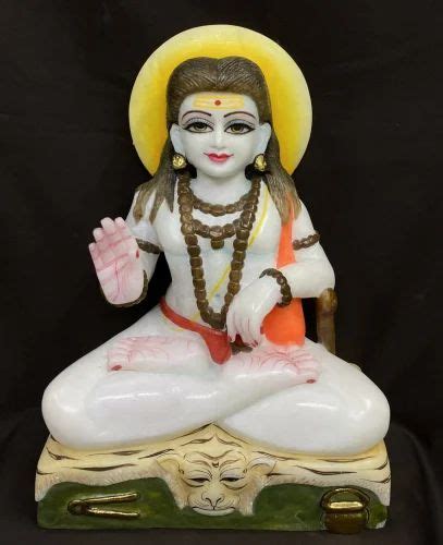 White Painted Marble Guru Gorakhnath Statue For Worship At Rs 61000 In